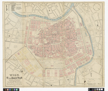 "Wien. 1r=Bezirk: Innere Stadt mit Inbegriff der Stadt-Erweiterungs ...