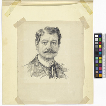 Selbstporträt Josef Engelhart 1914 – Wien Museum Online Sammlung