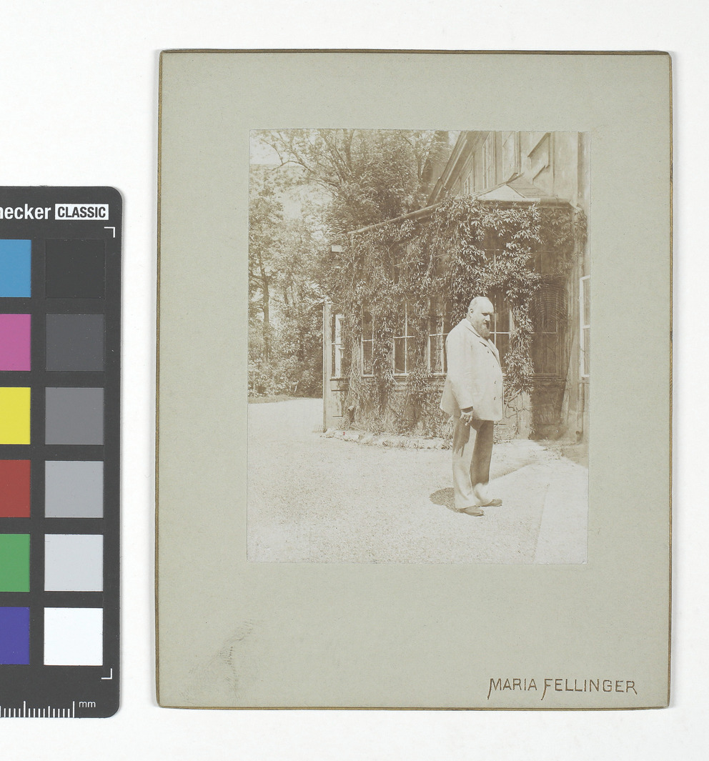 Richard Albert Fellinger (1848–1903), Industrieller im Garten – Wien ...