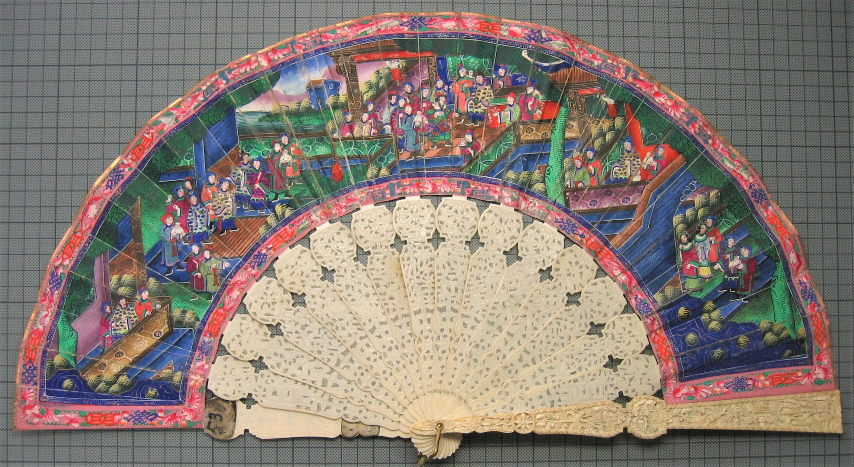 Chinesischer Faltfächer – Wien Museum Online Sammlung