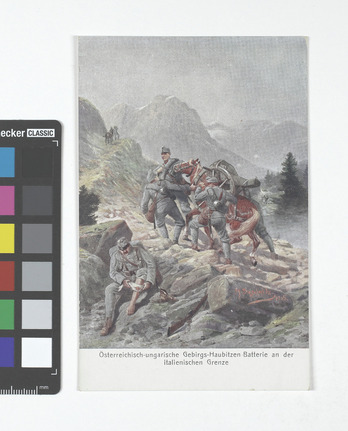 "Österreichisch-ungarische Gebirgs-Haubitzen-Batterie an der ...