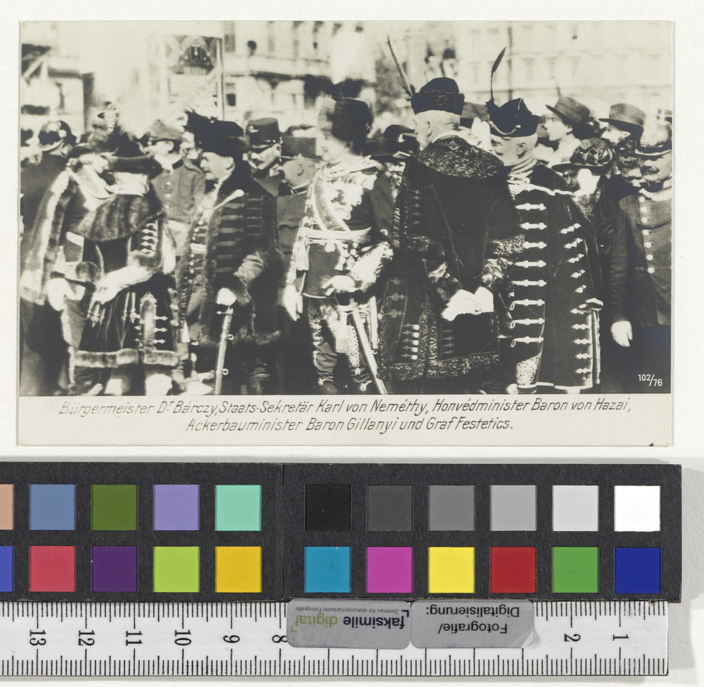 "Bürgermeister Dr. Bárczy, Staats-Sekretär Karl von Neméthy ...