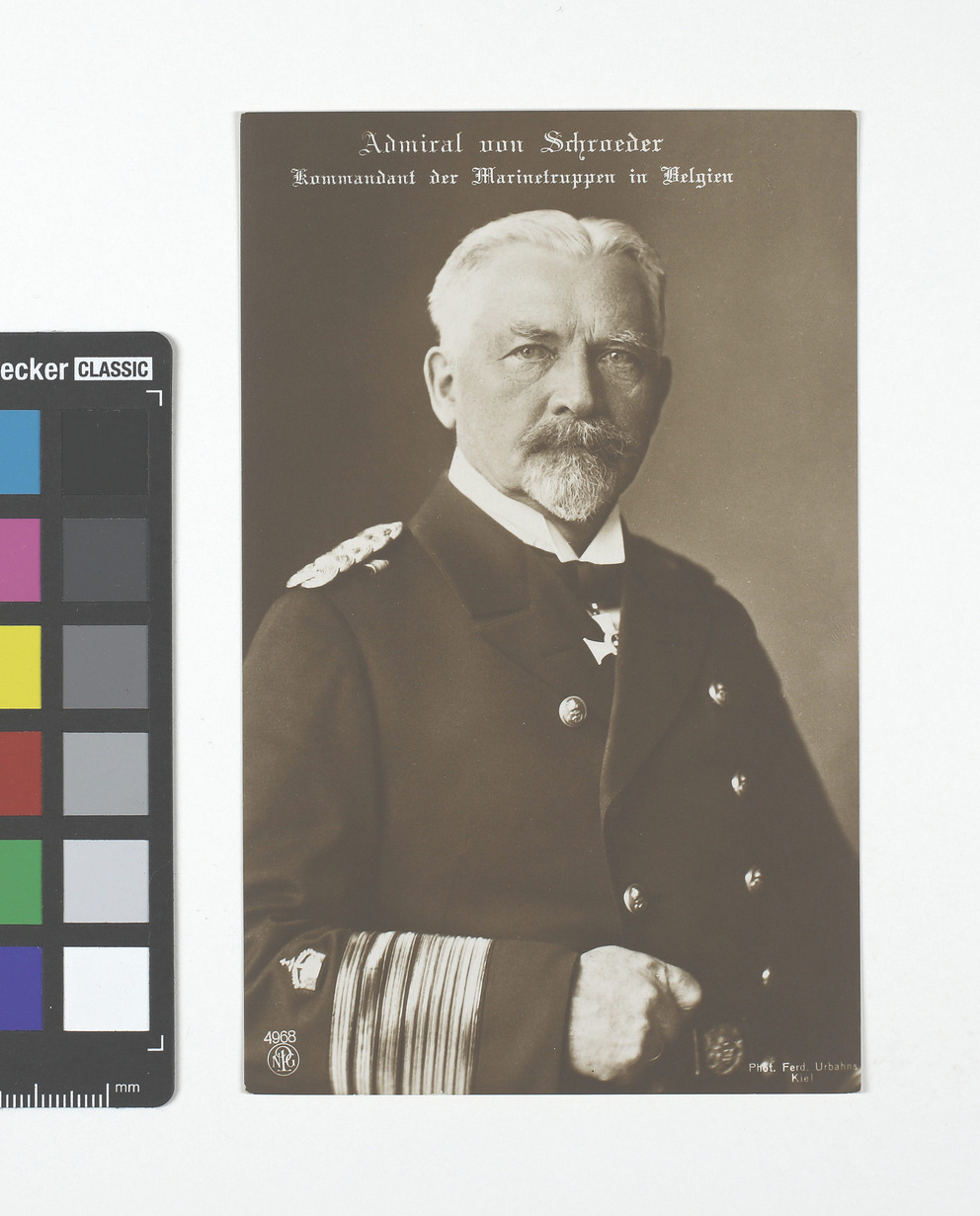"Admiral von Schroeder. Kommandant der Marinetruppen in Belgien" – Wien ...