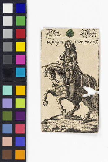 Spielkarten zur Erinnerung an die Wiener Türkenbelagerung 1683: "Der ...