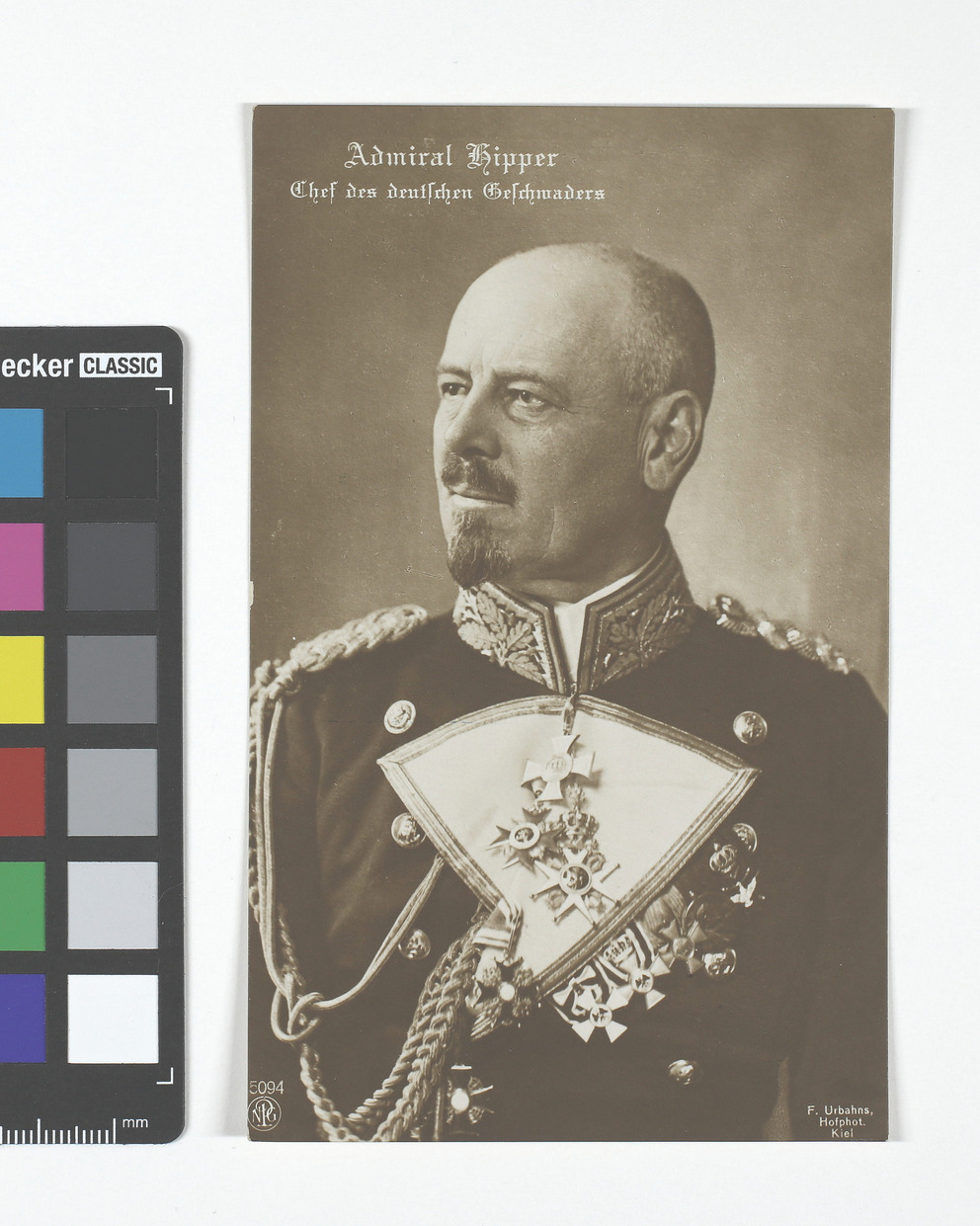 Kriegspostkarte: Admiral Hipper, Chef des deutschen Geschwaders – Wien ...