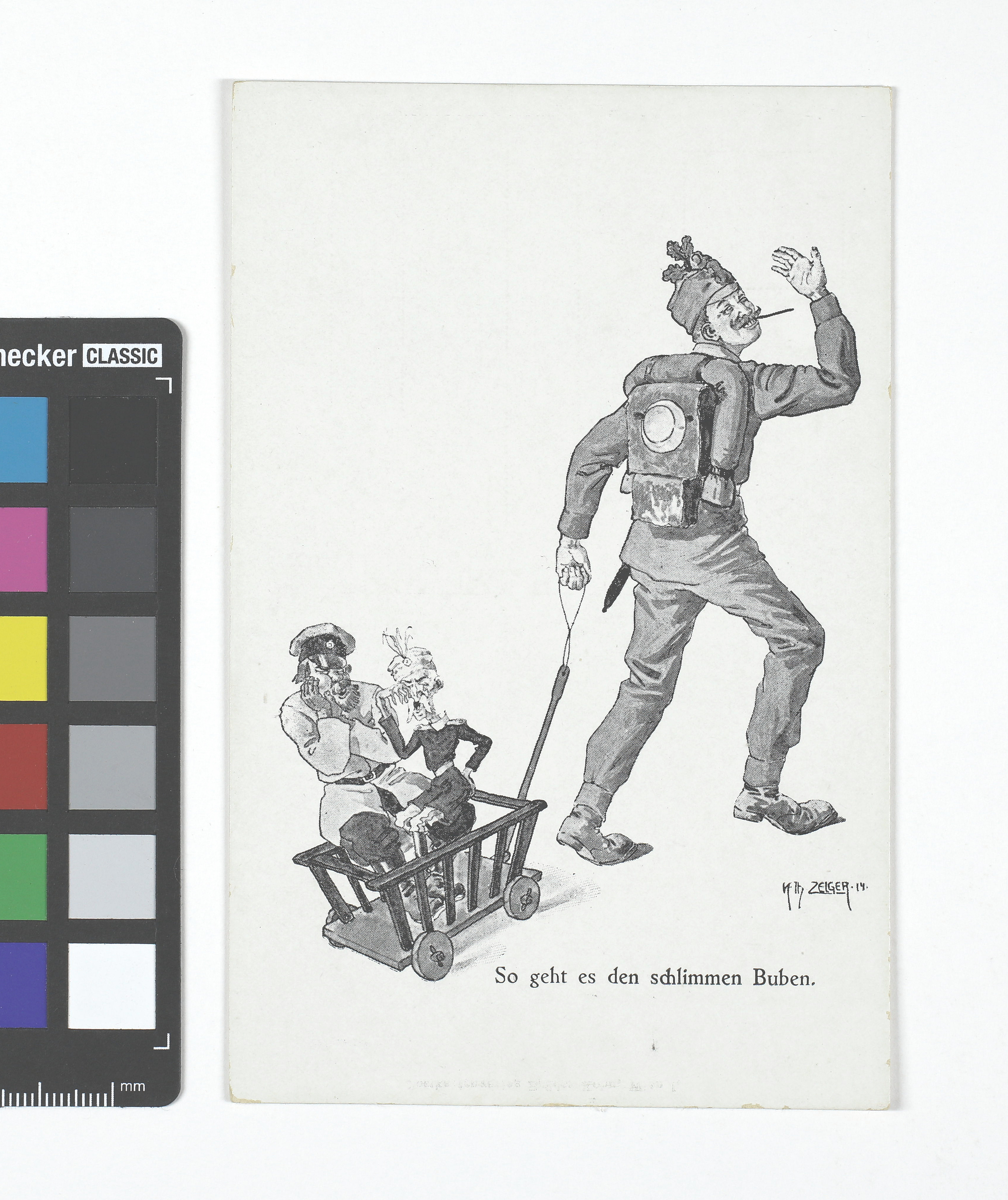 "So geht es den schlimmen Buben." – Wien Museum Online Sammlung