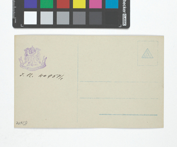 Kriegspostkarte: "General von Böhm Ermolli und sein Generalstabschef ...