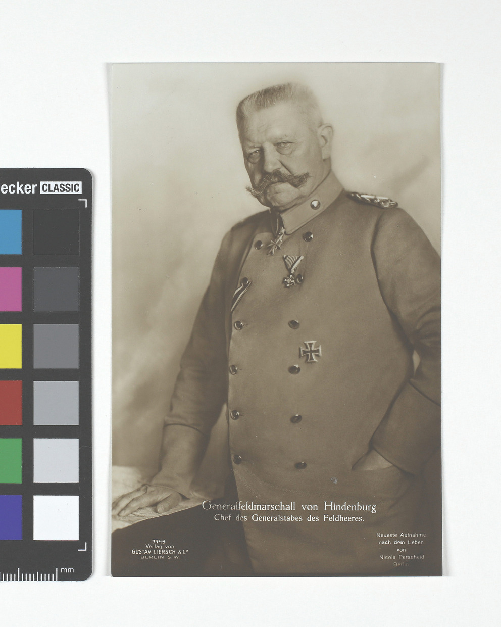 "Generalfeldmarschall von Hindenburg Chef des Generalstabes des ...