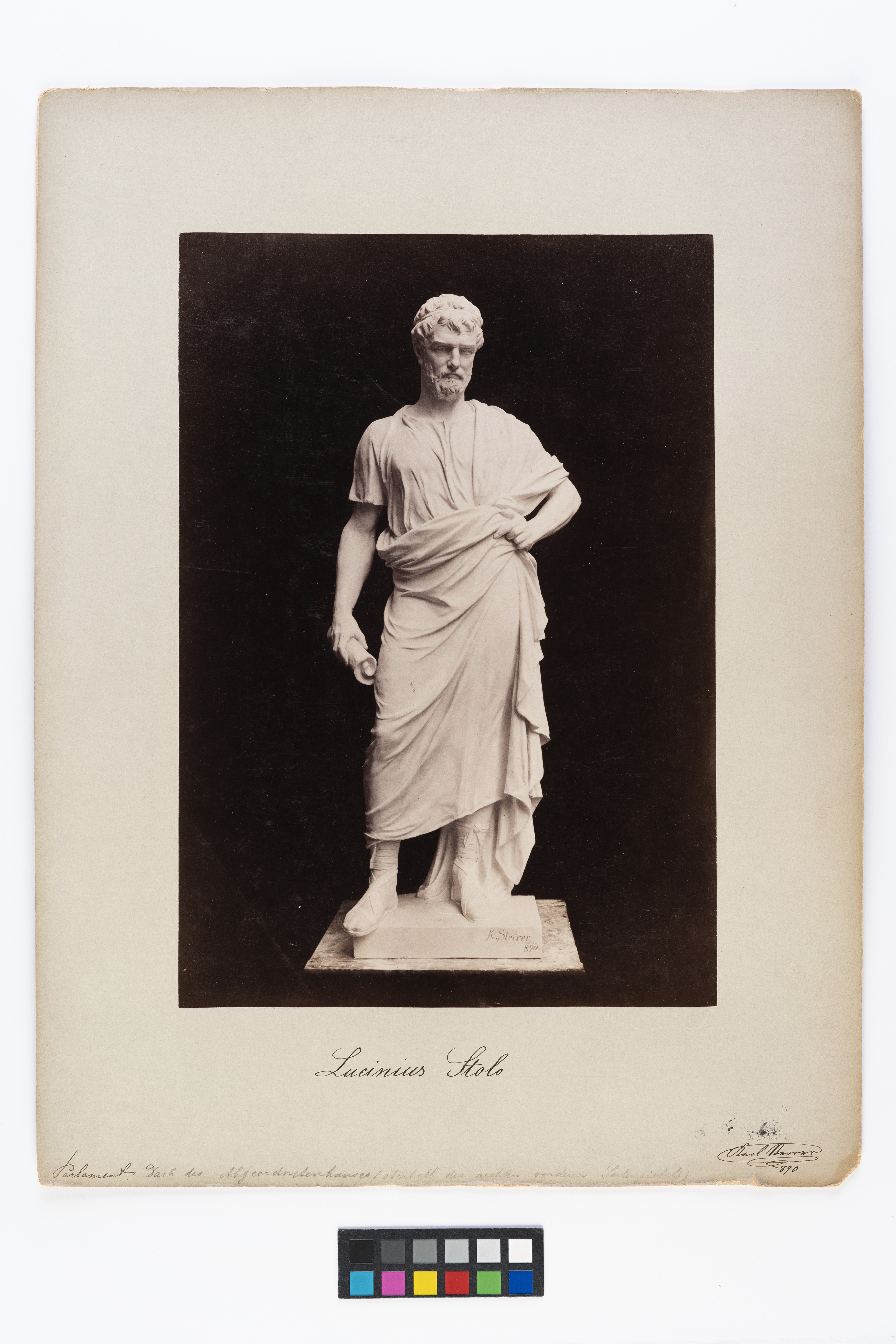 1., Dr.-Karl-Renner-Ring 3 - Parlament - Dach - Bauplastik - Statue ...