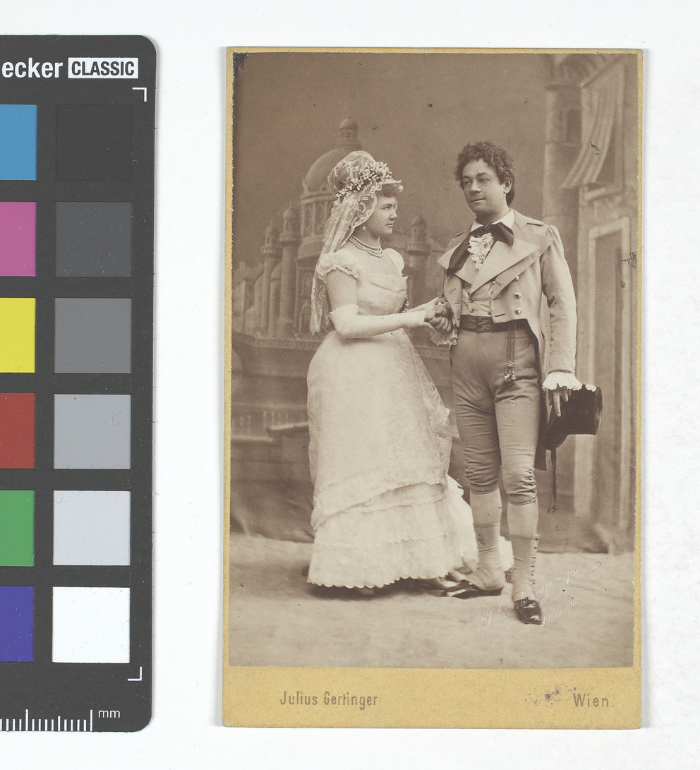 Hermine Meyerhoff (1848-1926) und Franz Eppich (1835-1893) als ...