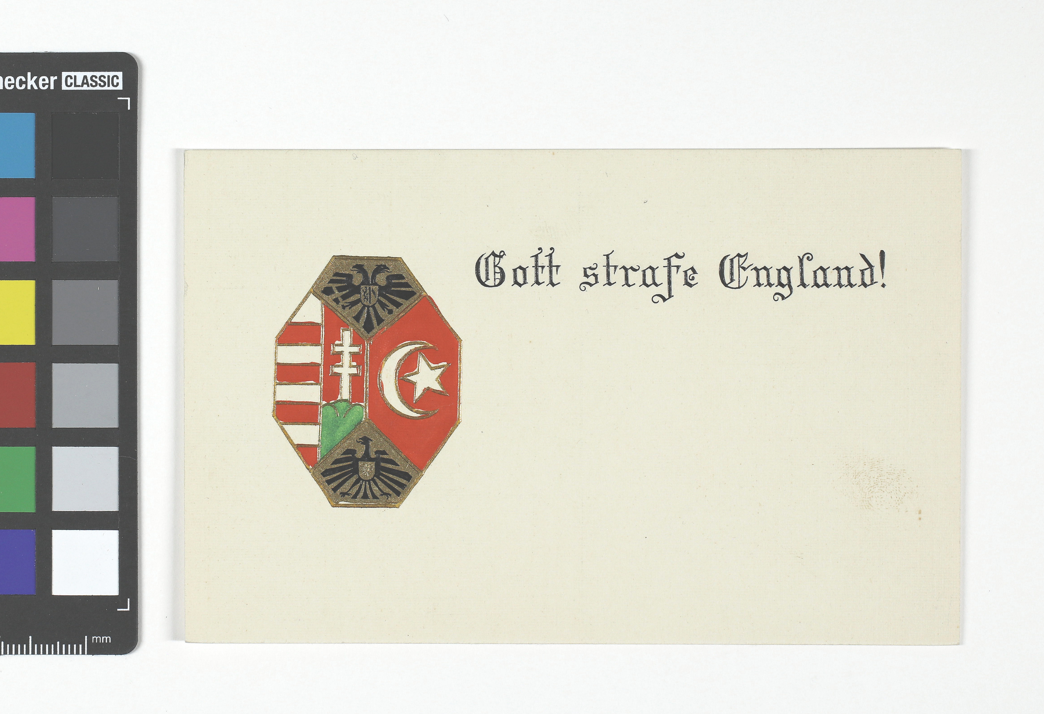 Kriegspostkarte: "Gott strafe England!" – Wien Museum Online Sammlung