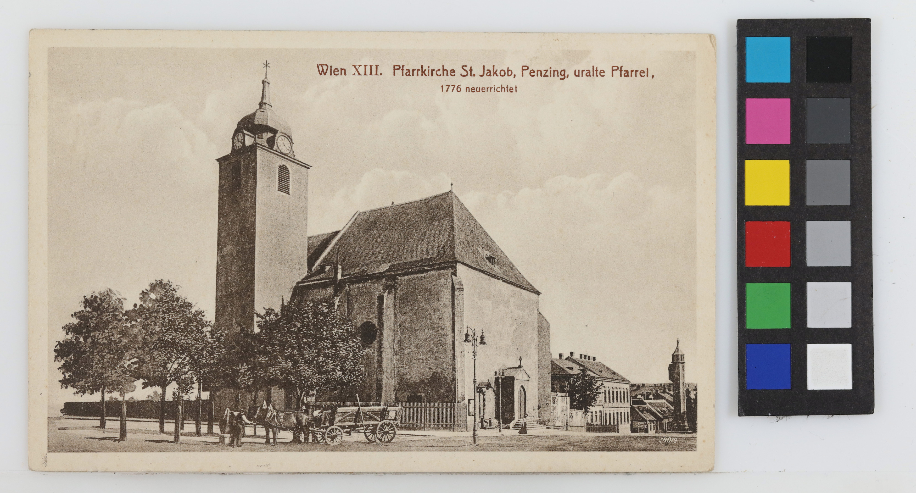 14., Cumberlandstraße 53A - Penzinger Kirche, Ansichtskarte – Wien ...