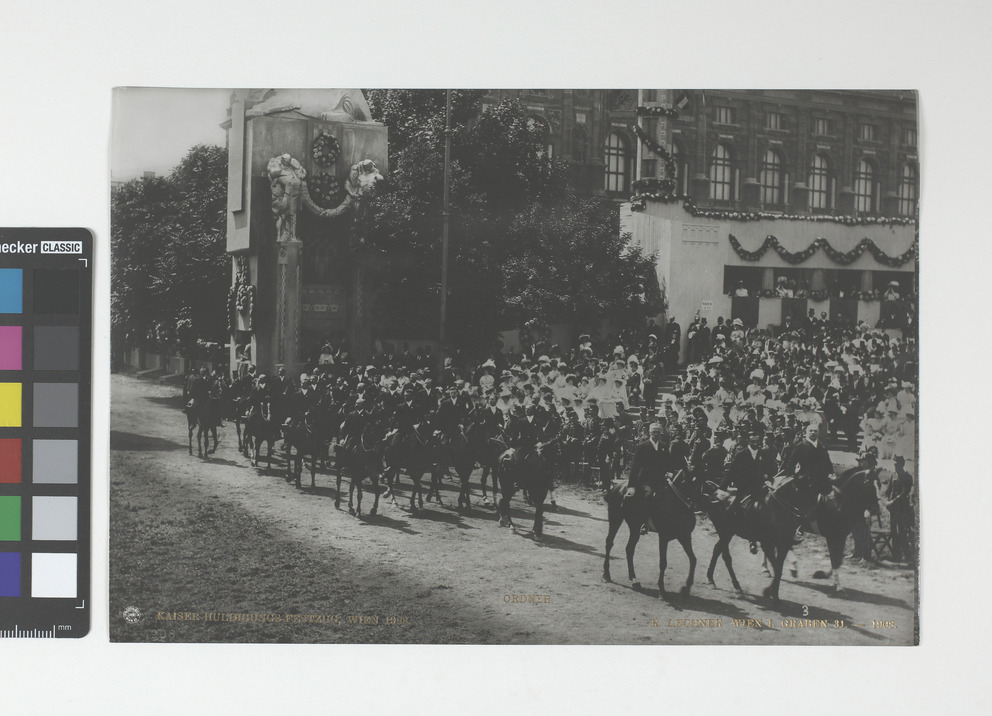 Der Kaiser-Huldigungs-Festzug, Wien 1908. Ordner (Festzug zum ...