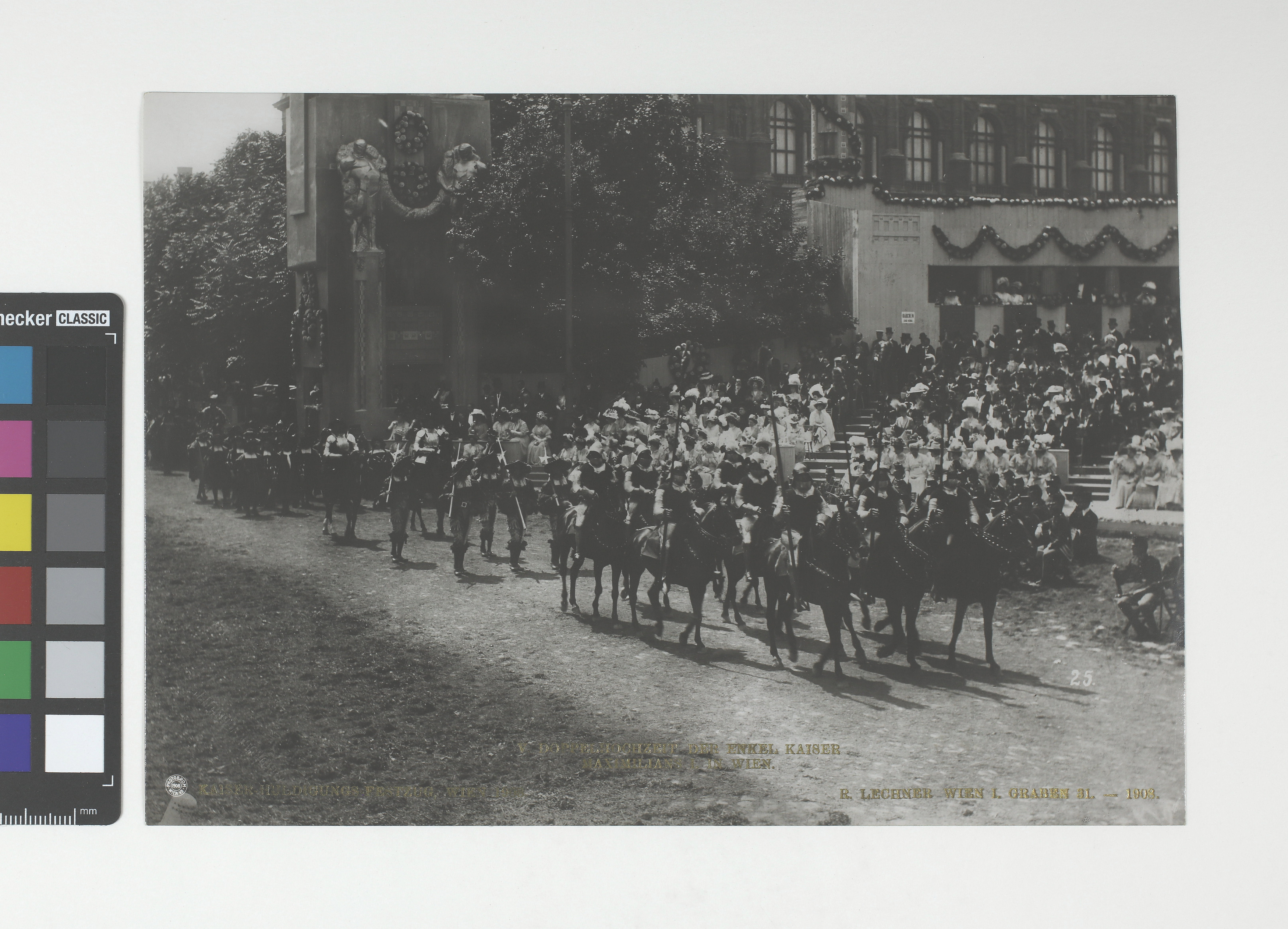 Der Kaiser-Huldigungs-Festzug, Wien 1908. Historischer Teil: 5. Gruppe ...