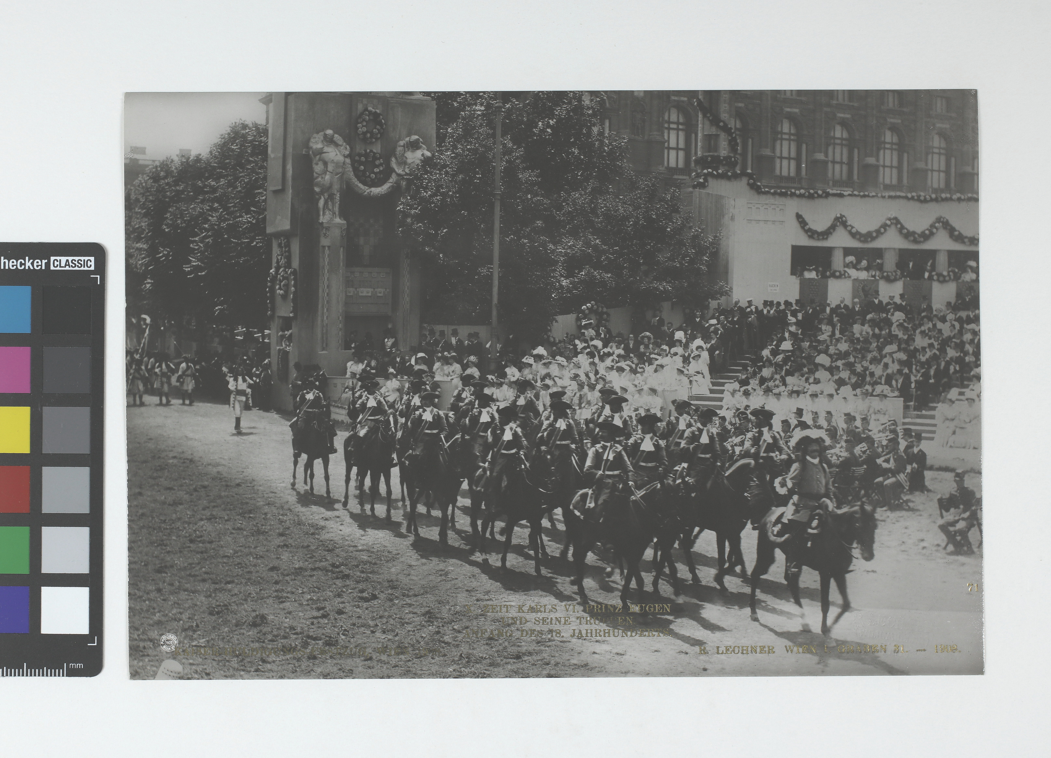 Kaiser-Huldigungs-Festzug, Wien 1908. Historischer Teil: 10. Gruppe ...