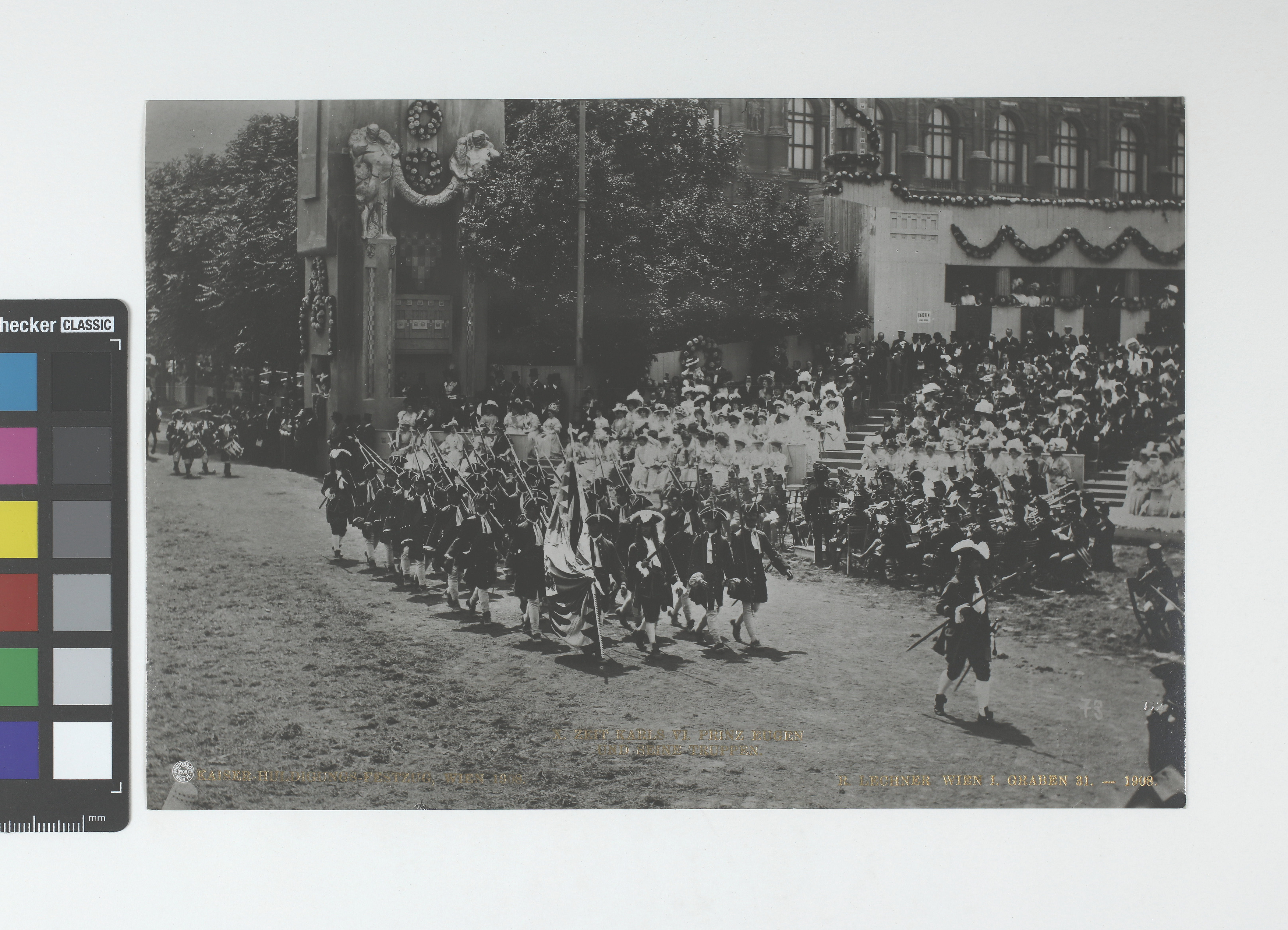 Kaiser-Huldigungs-Festzug, Wien 1908. Historischer Teil: 10. Gruppe ...