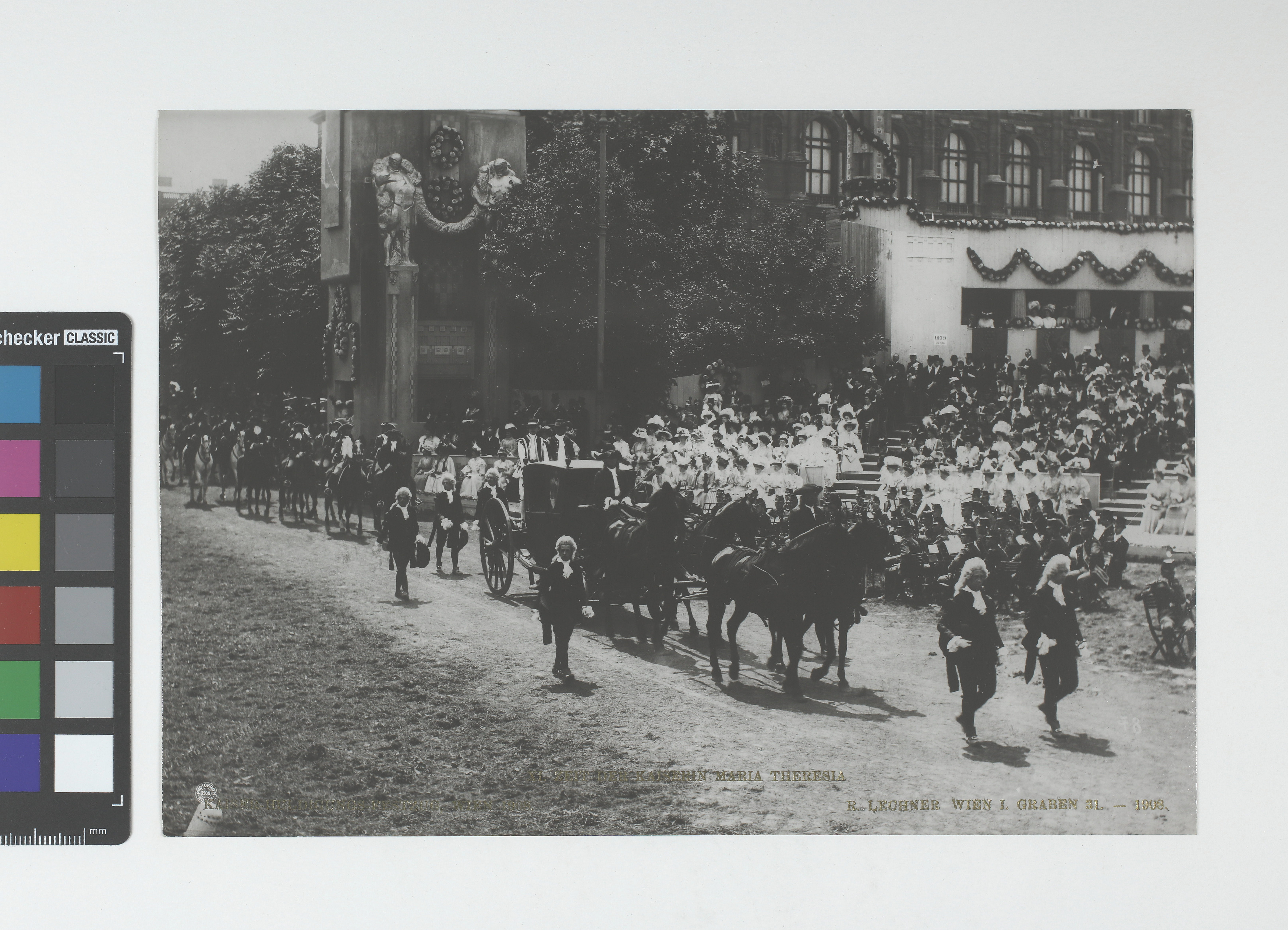 Der Kaiser-Huldigungs-Festzug, Wien 1908. Historischer Teil: 11. Gruppe ...