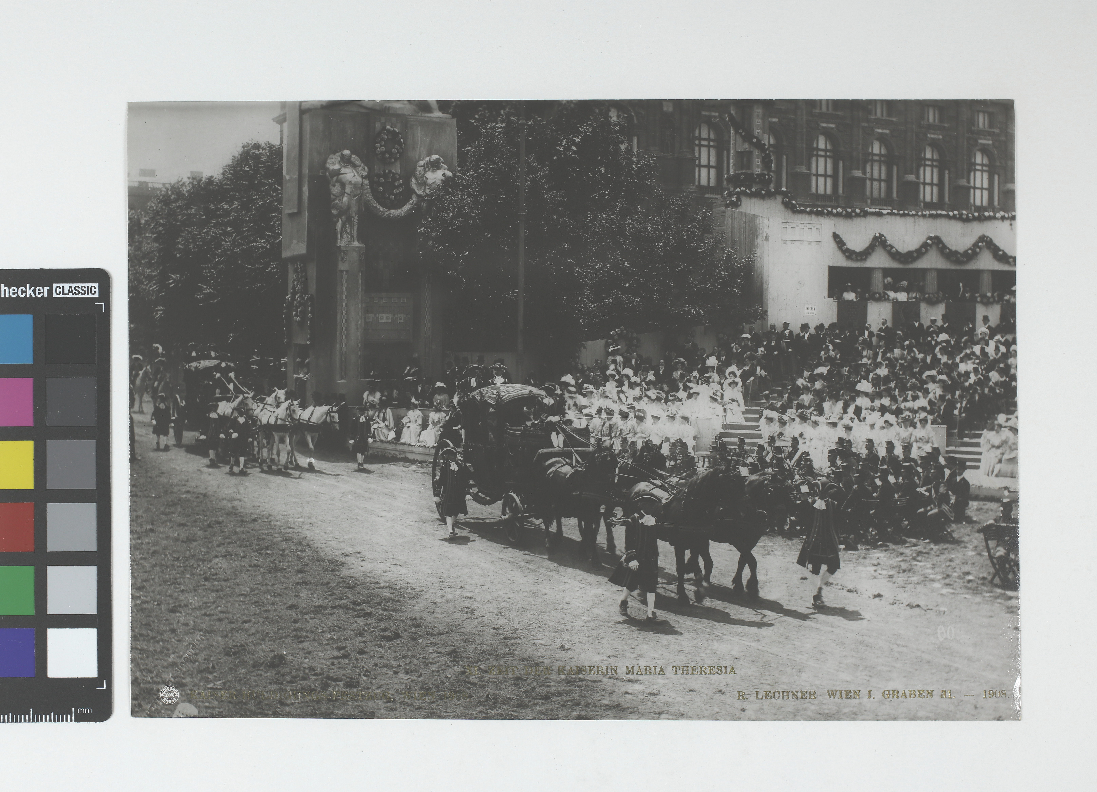 Der Kaiser-Huldigungs-Festzug, Wien 1908. Historischer Teil: 11. Gruppe ...
