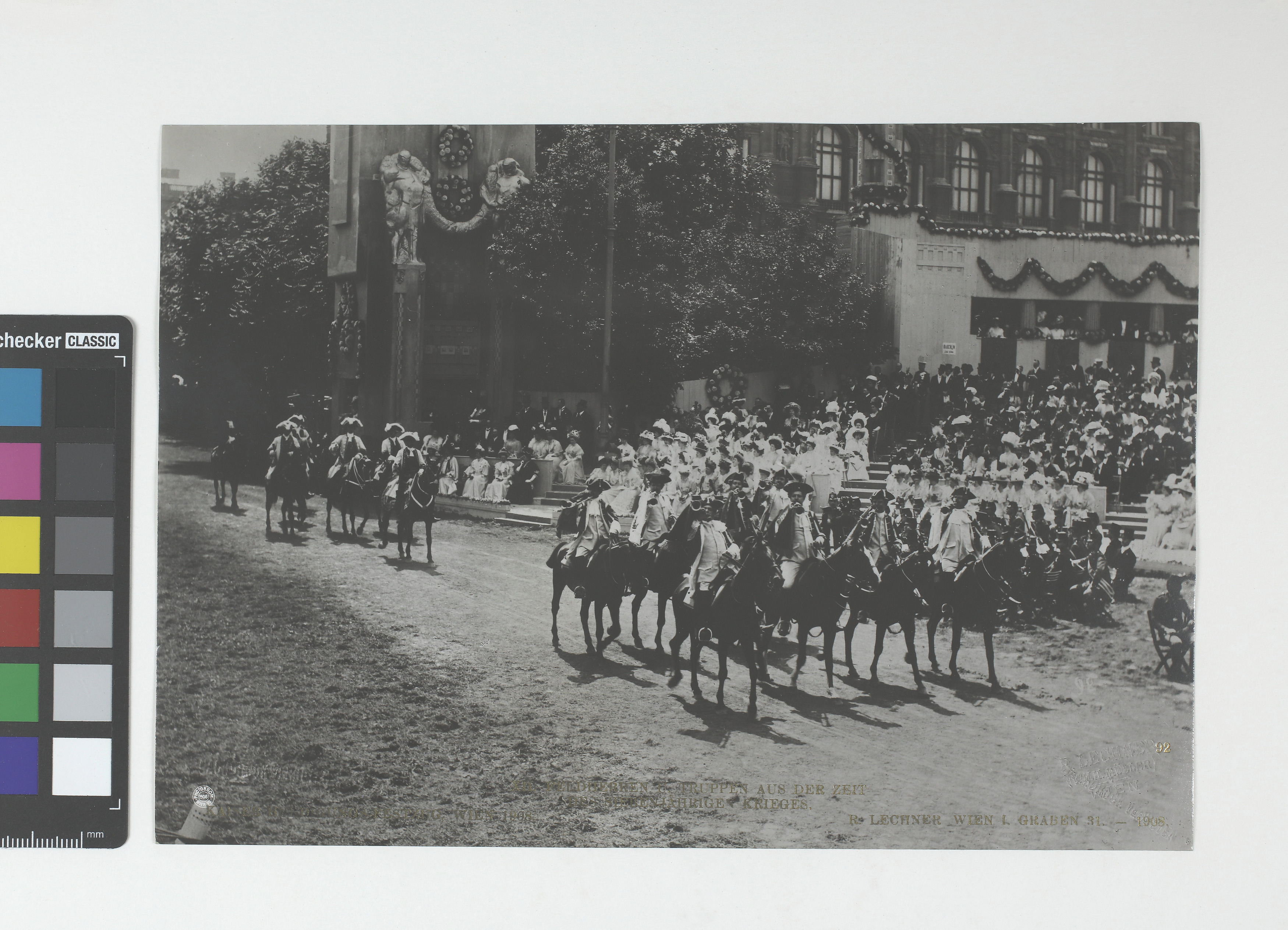 Der Kaiser-Huldigungs-Festzug, Wien 1908. Historischer Teil: 12. Gruppe ...