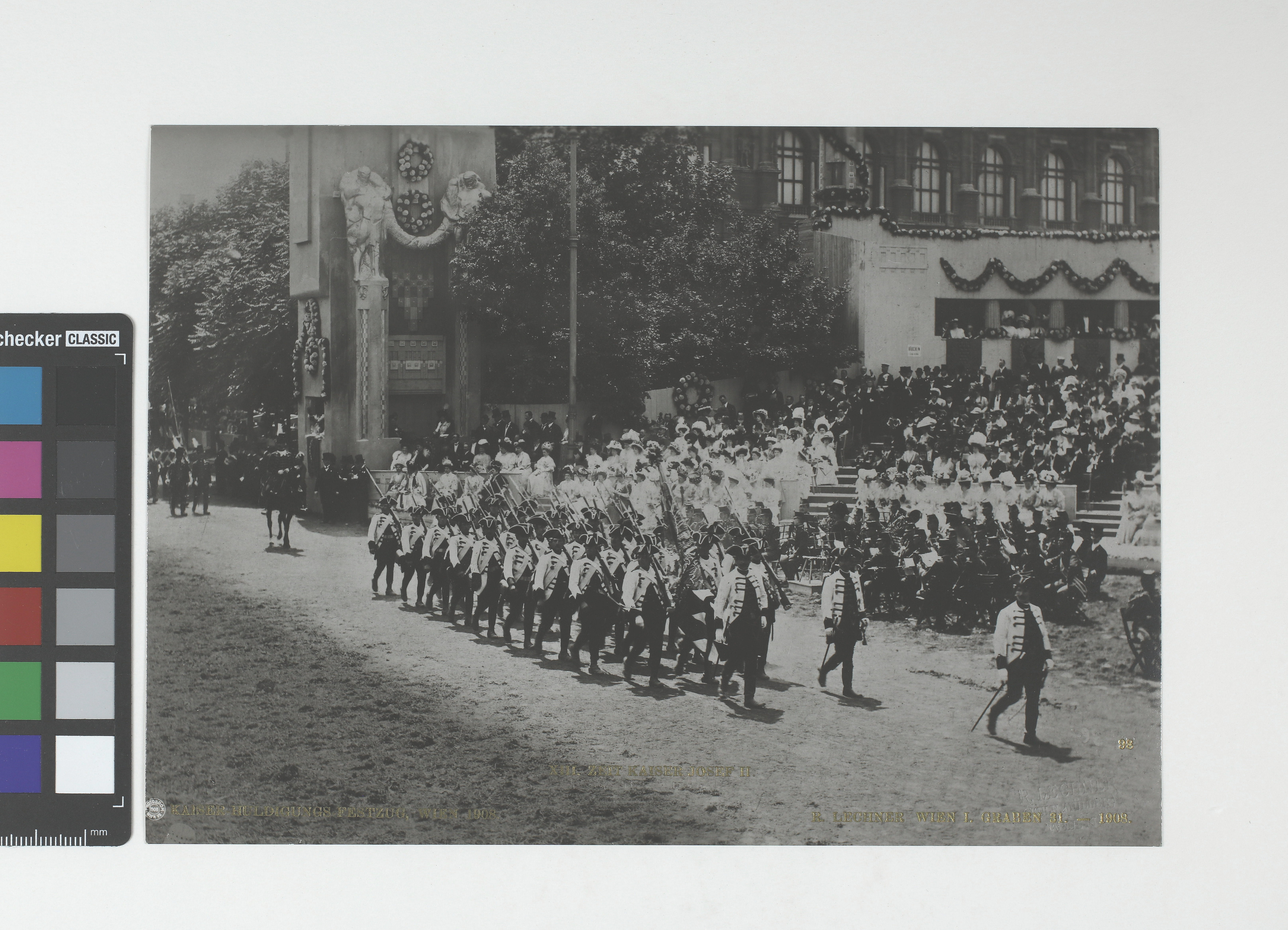 Der Kaiser-Huldigungs-Festzug, Wien 1908. Historischer Teil: 13. Gruppe ...