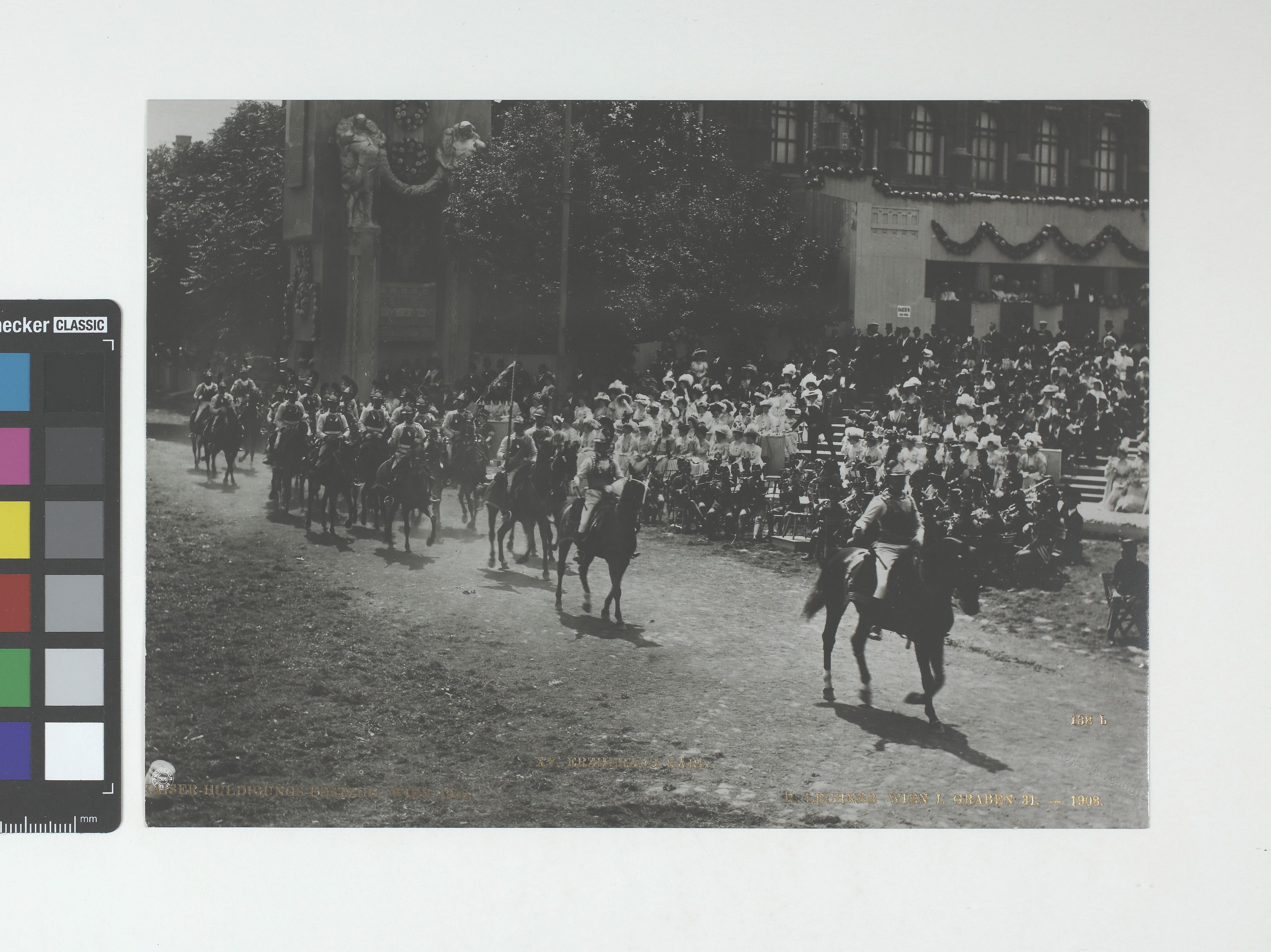 Der Kaiser-Huldigungs-Festzug, Wien 1908. Historischer Teil: 15. Gruppe ...