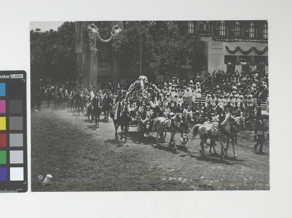 Der Kaiser-Huldigungs-Festzug, Wien 1908. 21. Nationalitaeten-Gruppen ...