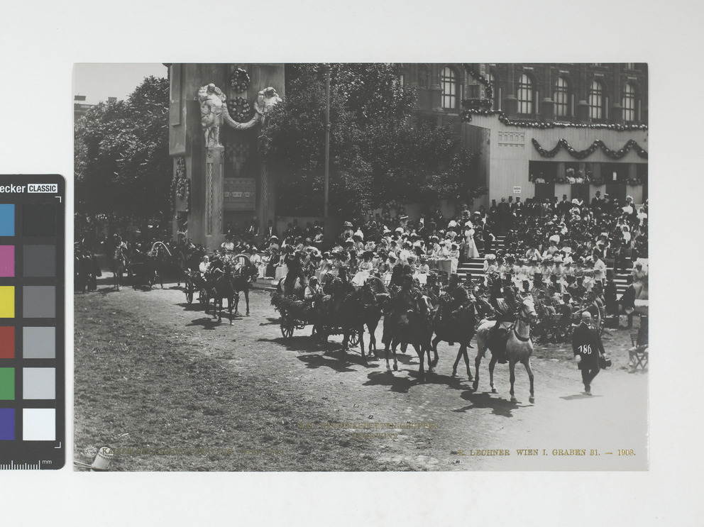 Der Kaiser-Huldigungs-Festzug, Wien 1908. 21. Nationalitaeten-Gruppen ...