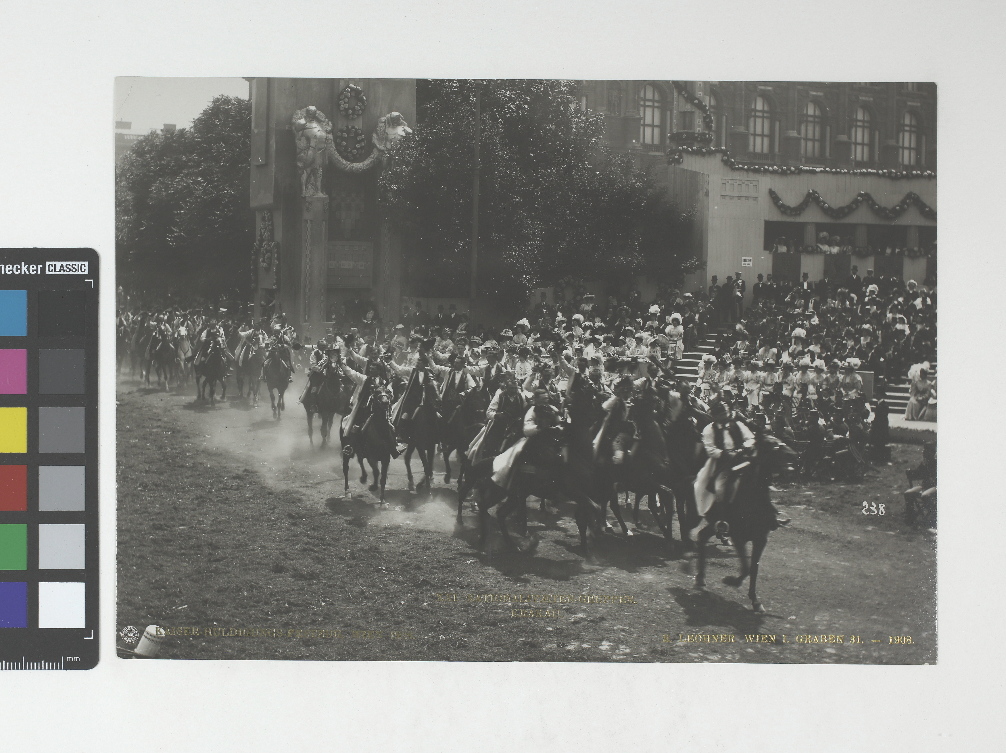 Der Kaiser-Huldigungs-Festzug, Wien 1908. 21. Nationalitaeten-Gruppen ...