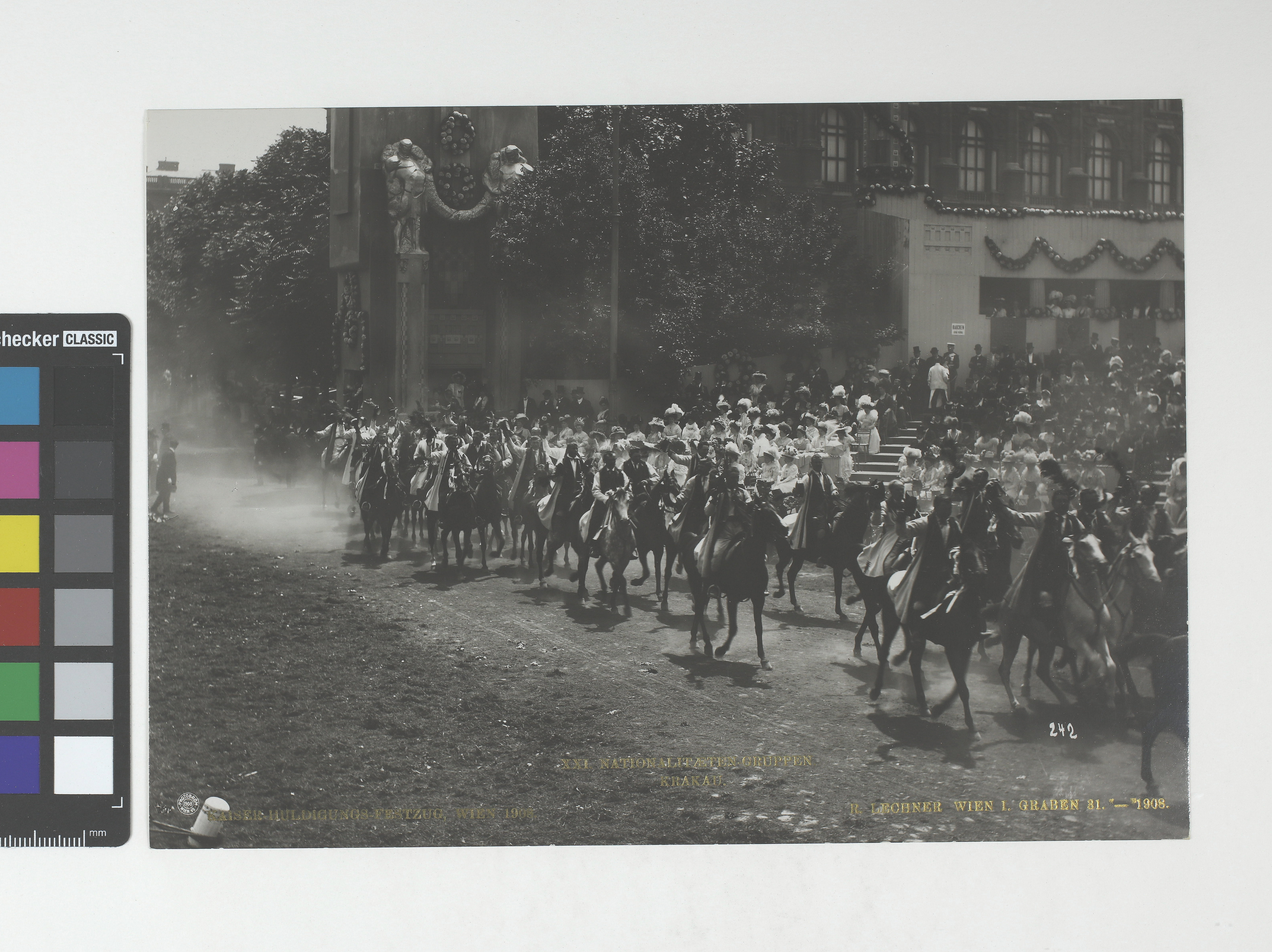 Der Kaiser-Huldigungs-Festzug, Wien 1908. 21. Nationalitaeten-Gruppen ...