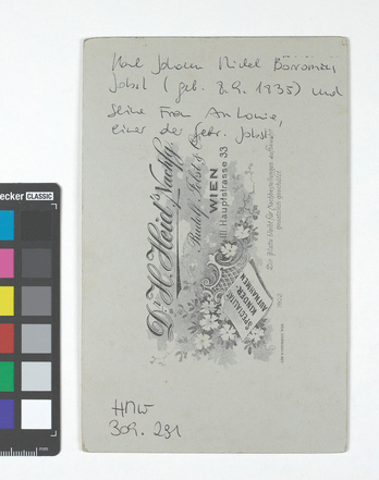 Karl Jobst (1835-1907) und seine Frau Antonie (geb. 1848) – Wien Museum ...