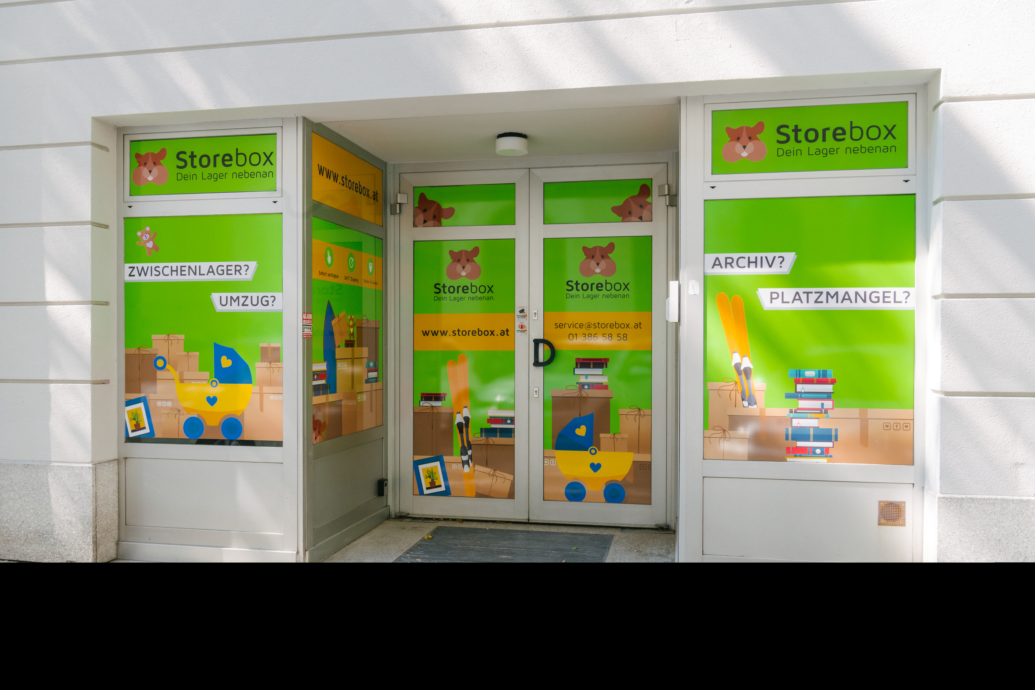 Wiener Selfstorage-Anlagen: Storebox, 4., Schäffergasse 18 – Wien Museum Online Sammlung