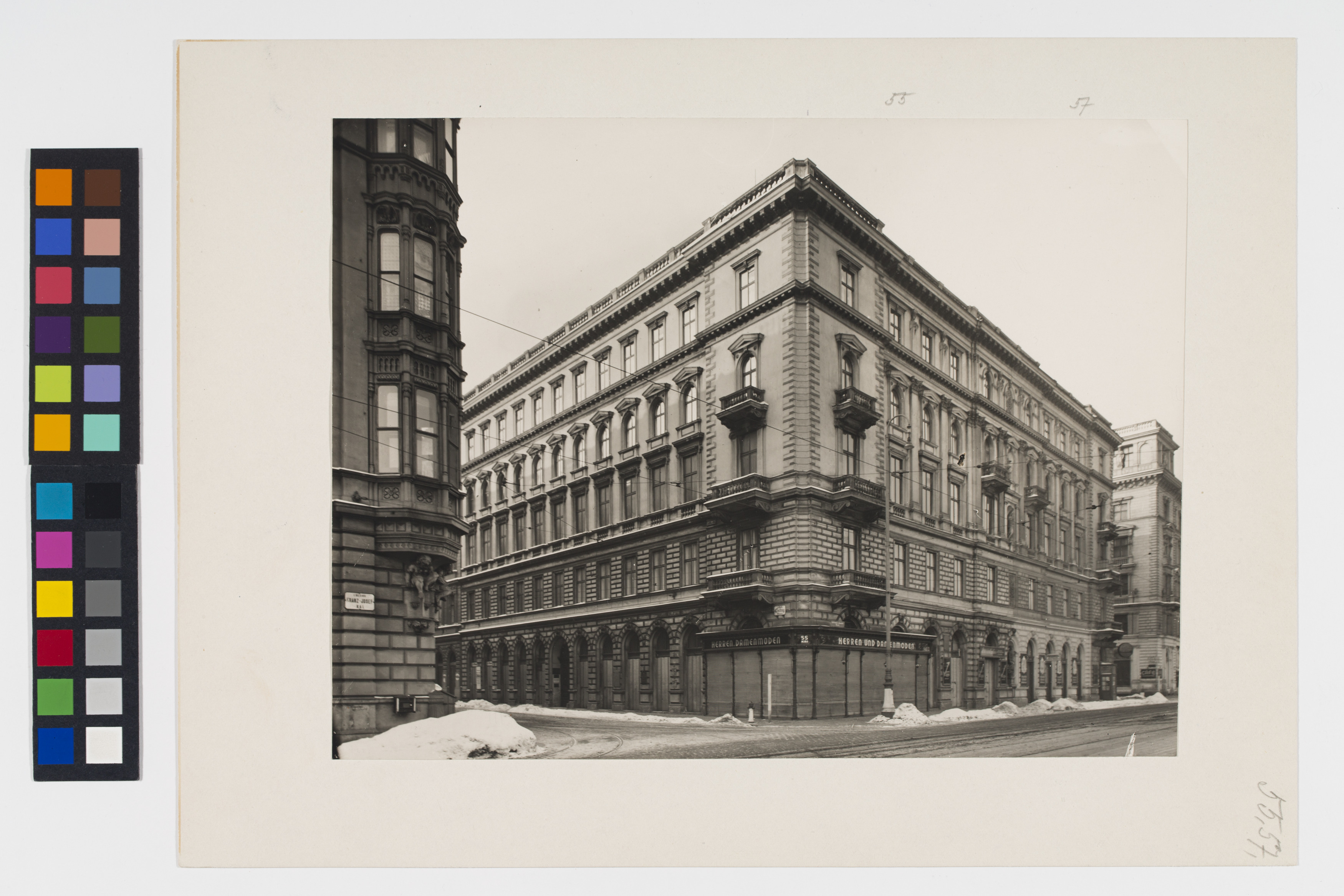 1., Franz-Josefs-Kai 55 u. 57 - Ecke Eßlinggasse – Wien Museum Online ...