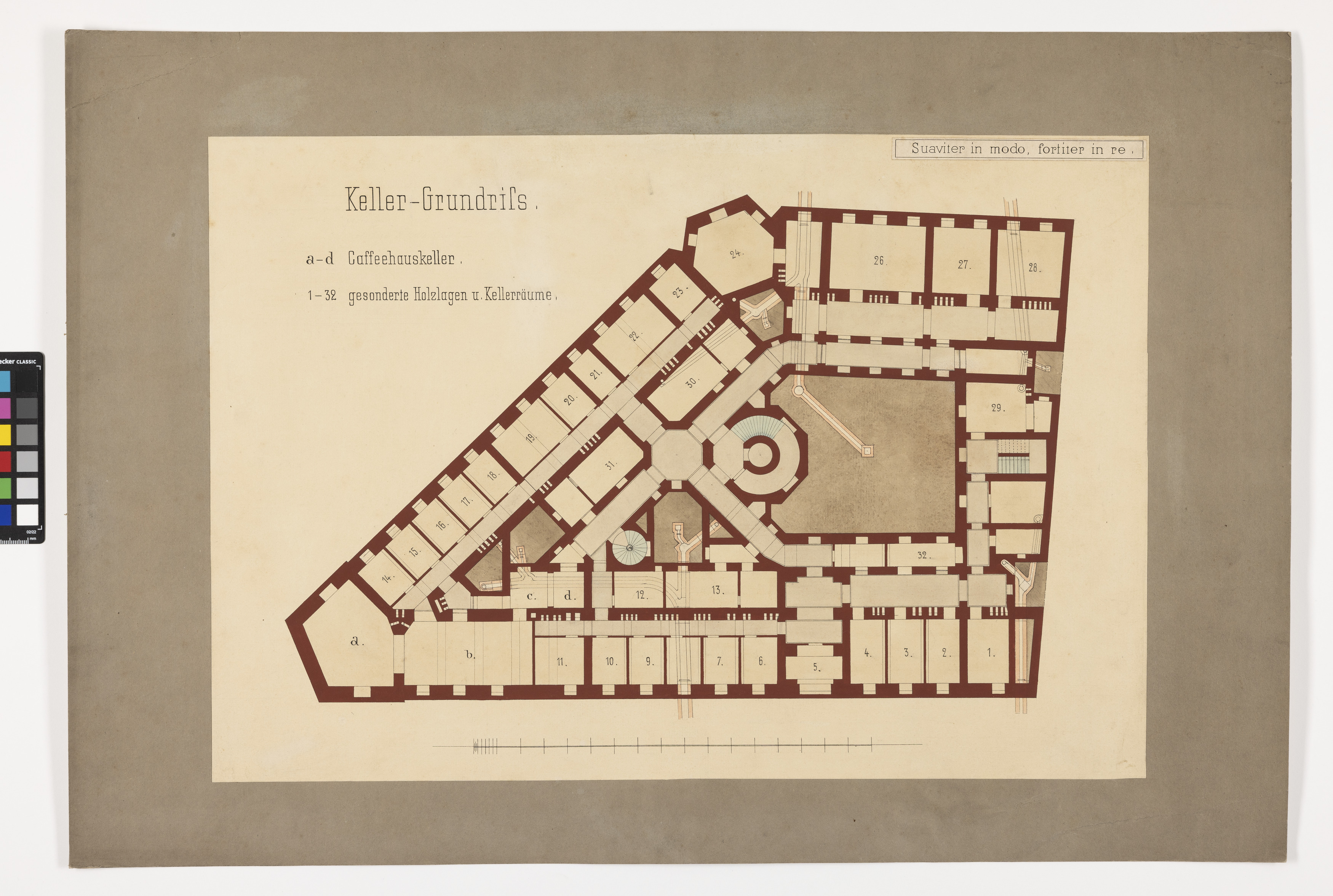 Projekt für ein Wohnhaus an der Radialstraße in Budapest (Motto ...