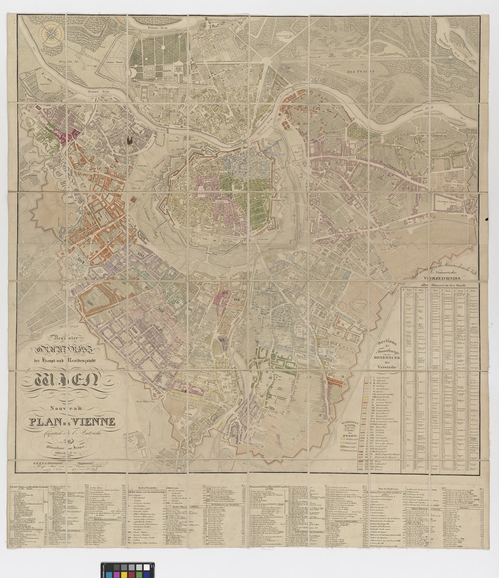 "Neuester/ GRUNDRISS/ der Haupt = und Residenzstadt/ WIEN/ Nouveau ...