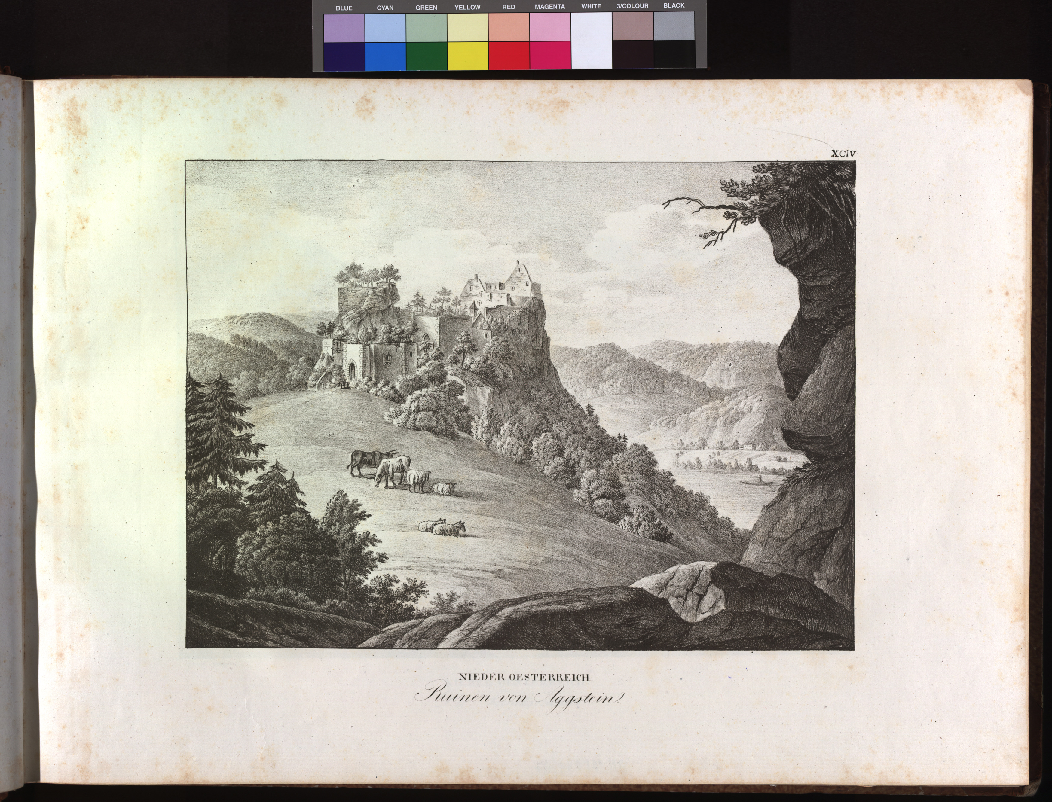 Donau-Ansichten: Niederösterreich. Ruinen von Aggstein – Wien Museum ...