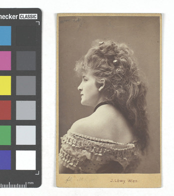 Lina Mayr (auch Mayer, 1848-1914), Operettensängerin, Schauspielerin ...