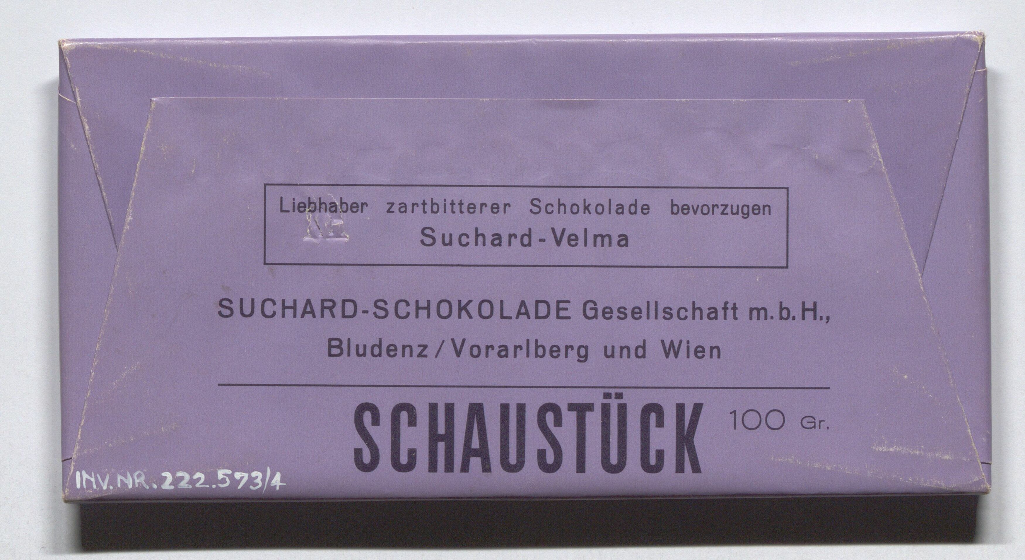Suchard Milka Alpenmilch- Schokolade – Wien Museum Online Sammlung