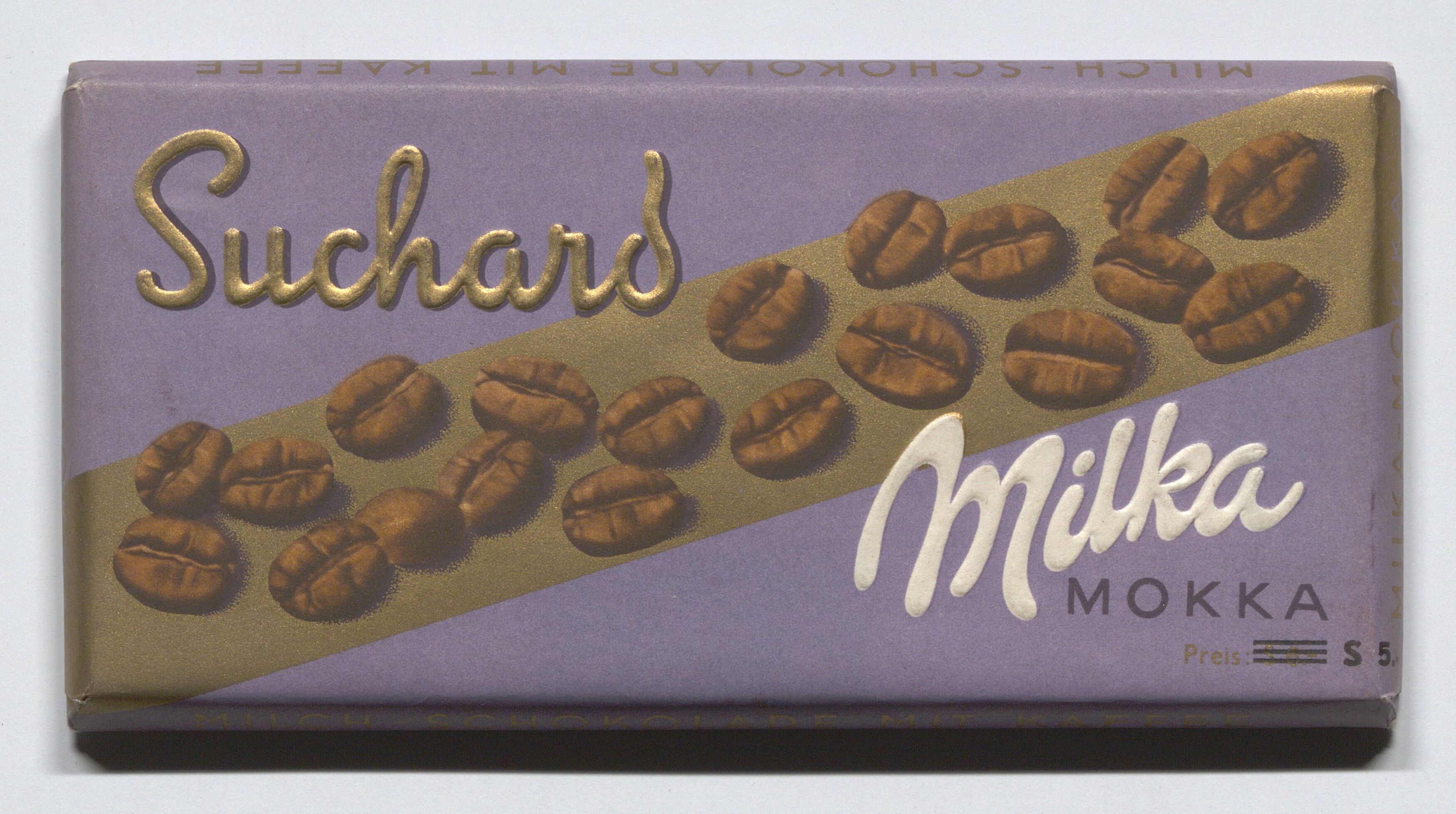 Suchard: "Milka Mokka", Schokoladentafel-Attrappe – Wien Museum Online ...