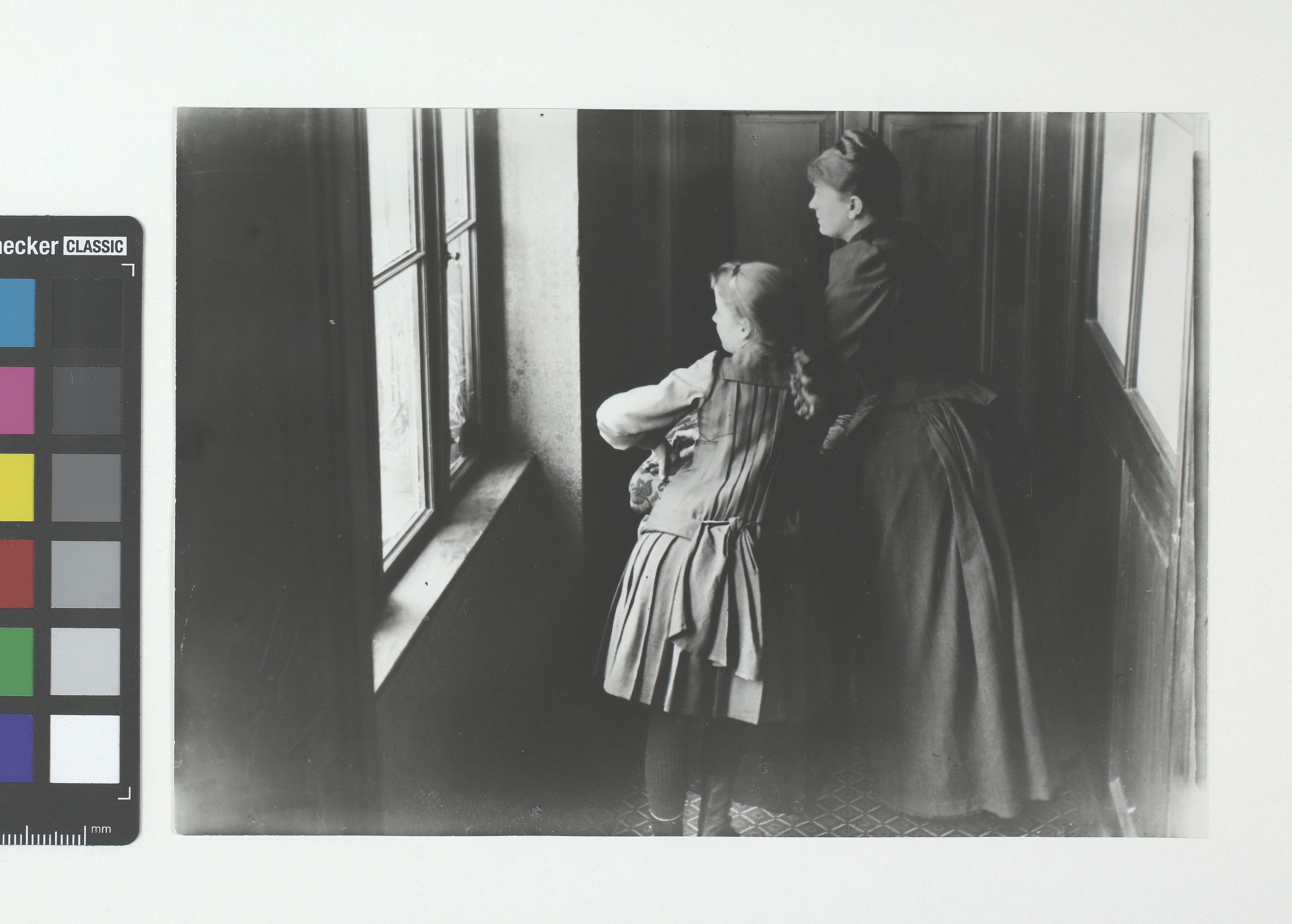 Anna Moll (geb. Bergen, 1857–1938), Ehefrau des Malers Carl Moll, mit ...