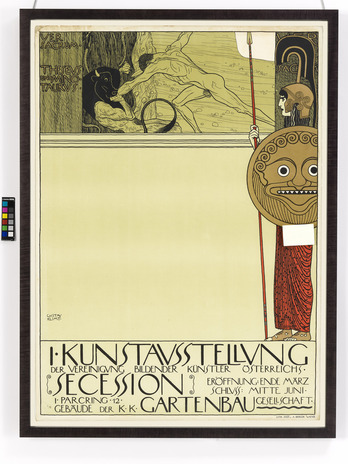 Plakat für die 1. Ausstellung der Secession – Wien Museum Online Sammlung