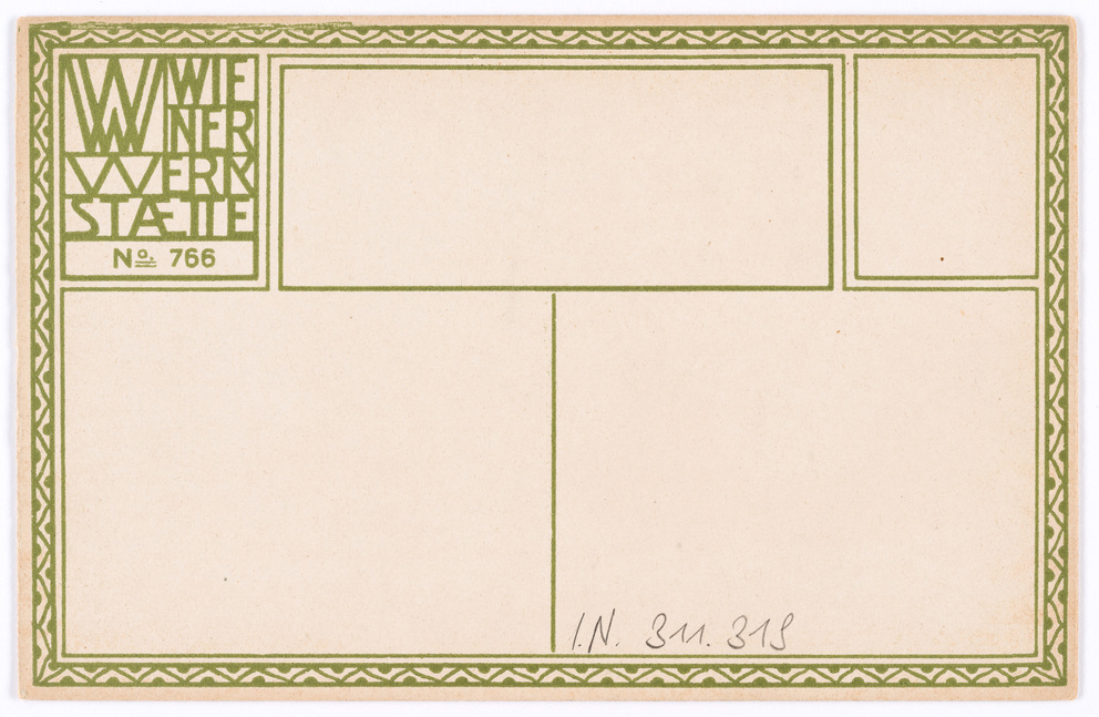 Postkarte der Wiener Werkstätte Nr. 766: Modekarte – Wien Museum Online ...
