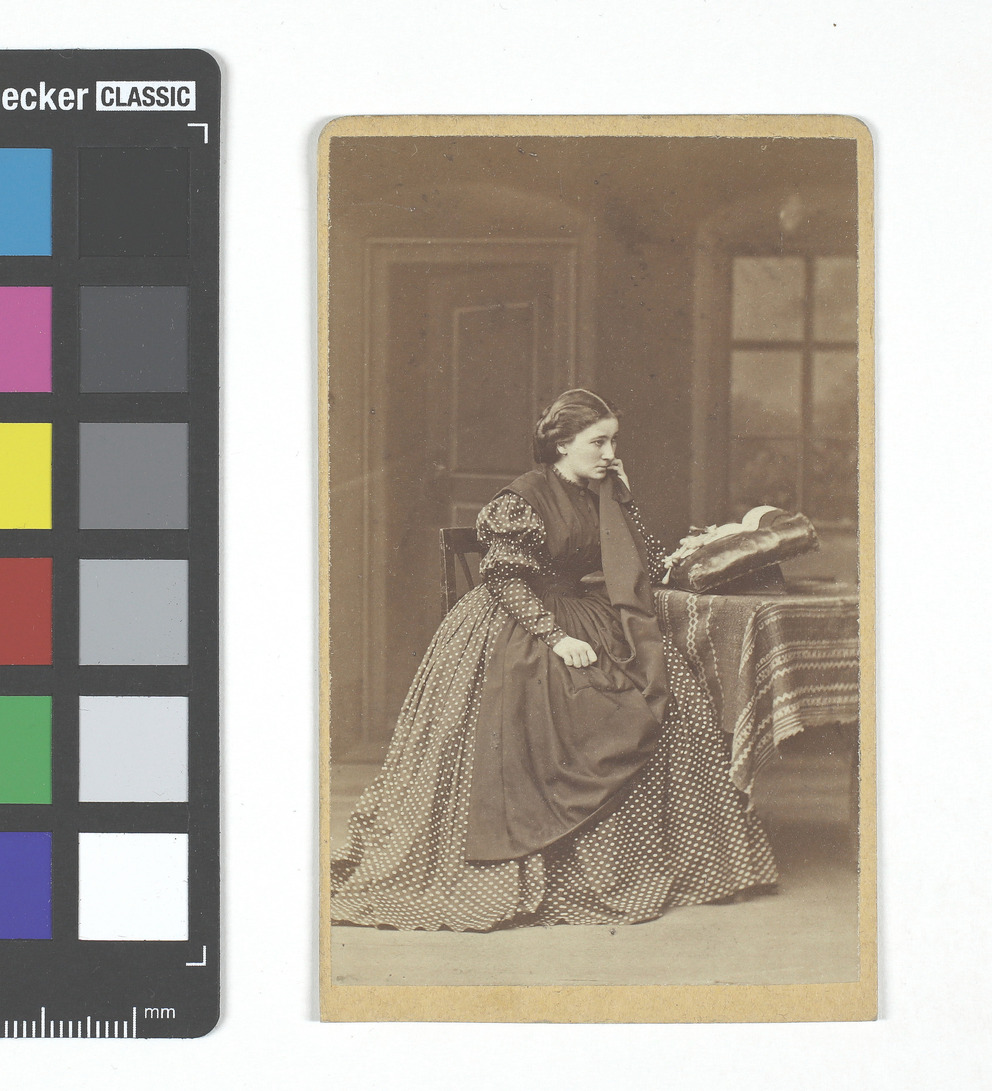 Charlotte Wolter (1834-1897) als "Clara" in "Maria Magdalena" von ...