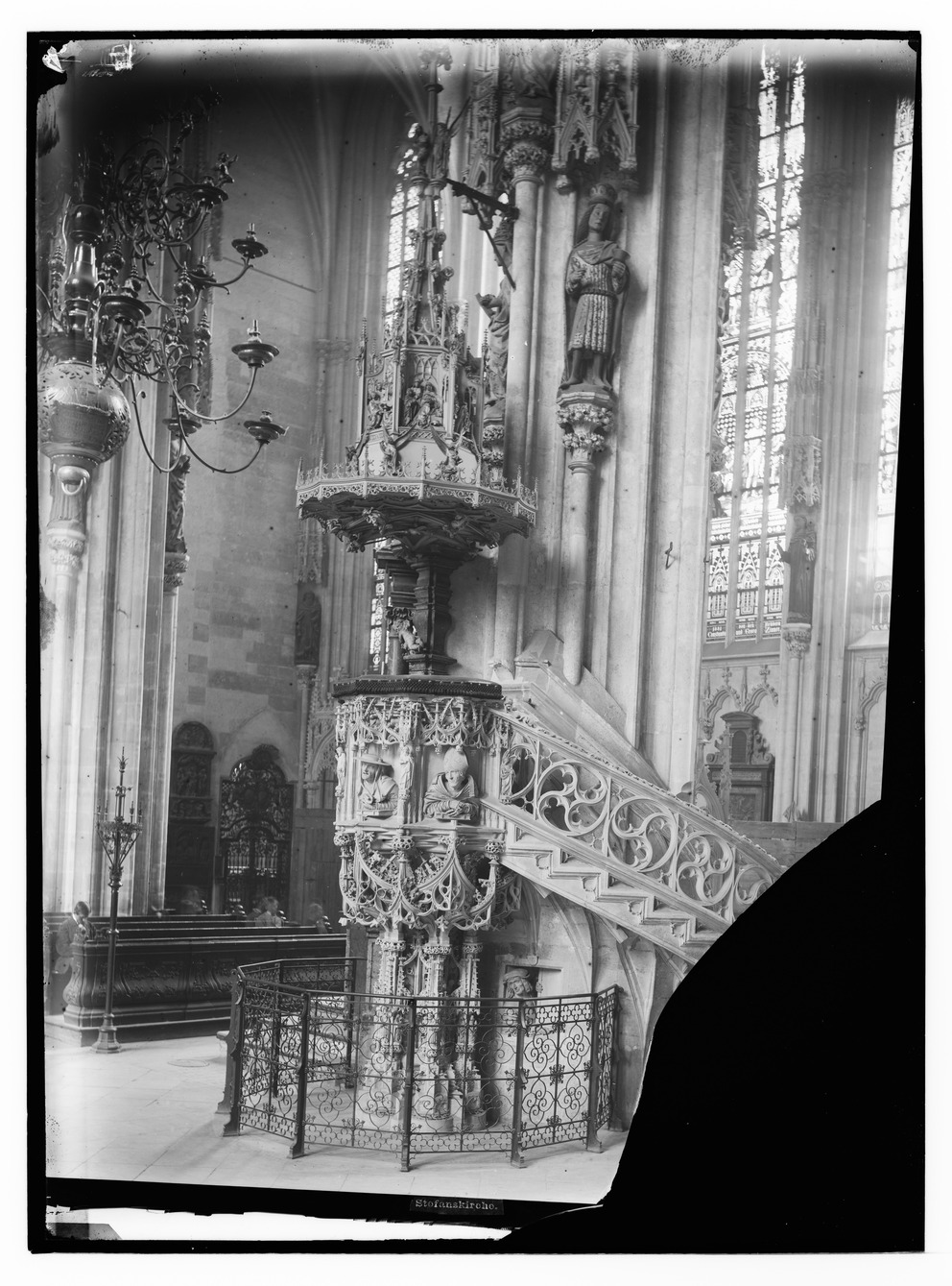 1., Stephansplatz 1 - Stephansdom - Innenansicht - Kanzel – Wien Museum ...