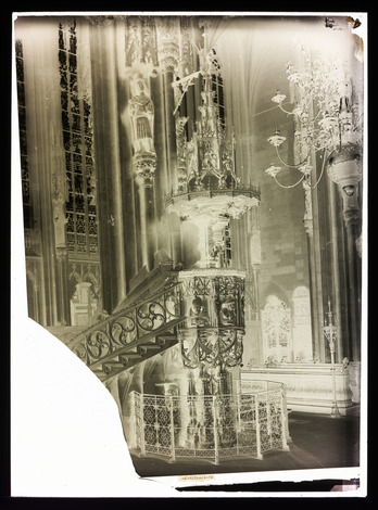 1., Stephansplatz 1 - Stephansdom - Innenansicht - Kanzel – Wien Museum ...