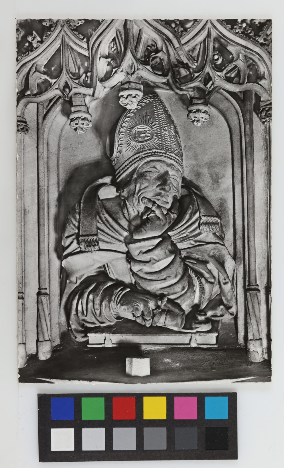 "Wien, Stephansdom - Kanzel, Hl. Augustinus, um 1510" – Wien Museum Online Sammlung