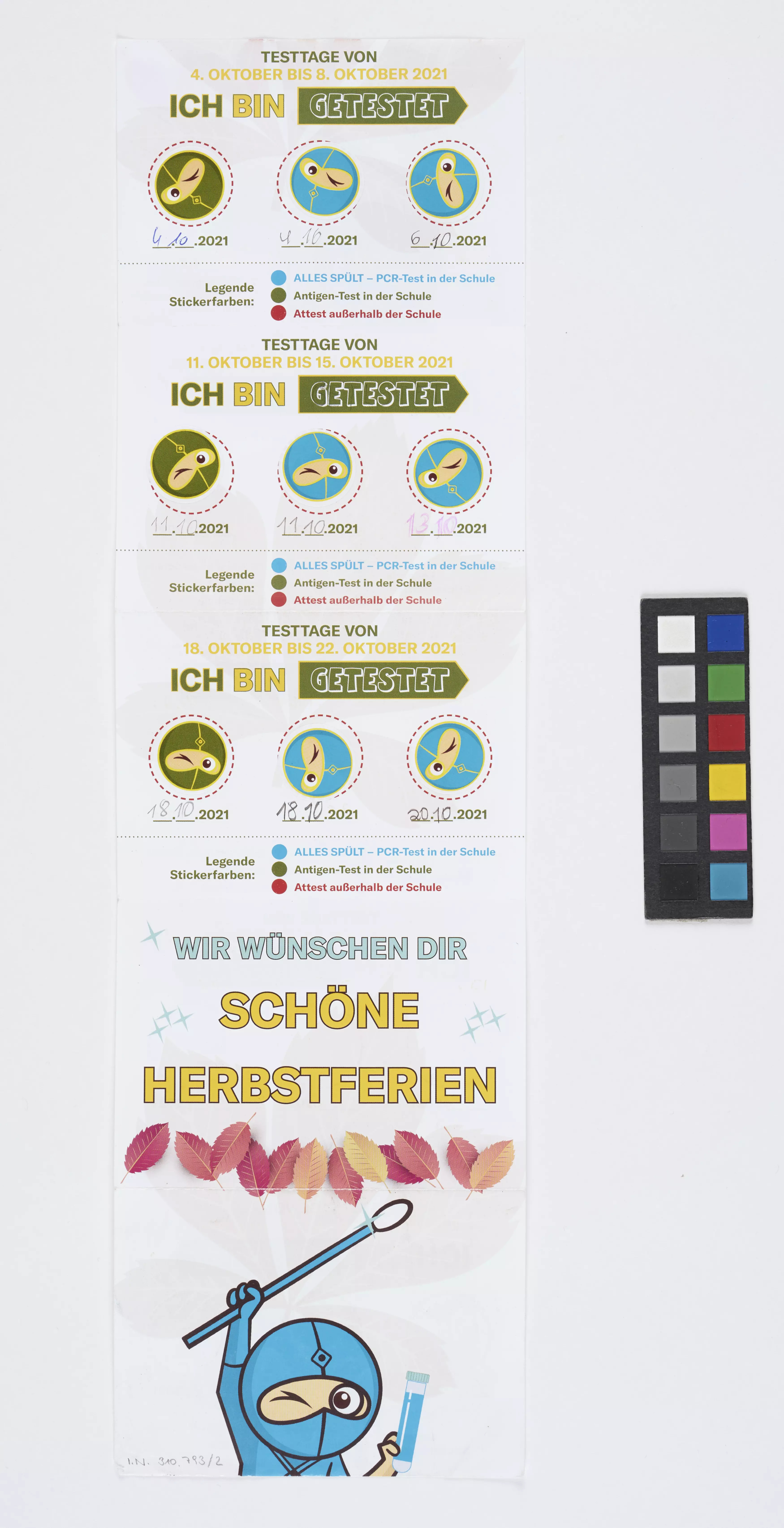 Testpass („Ninja-Pass“) als Covid 19-Testnachweis für Schülerinnen und ...