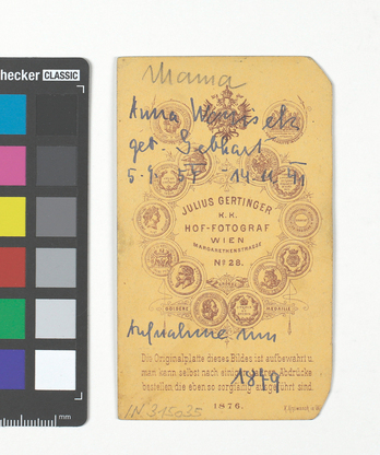 Anna Worisek, geb. Gebhart (1857-1941) – Wien Museum Online Sammlung