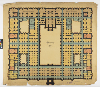 Neues Rathaus, Grundriss - Keller – Wien Museum Online Sammlung