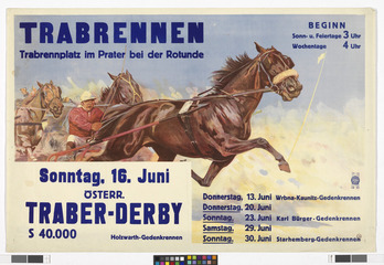Trabrennen / Trabrennplatz im Prater bei der Rotunde - Österreichisches ...