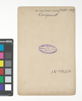 Georg Friedrich Händel (1685-1759), Komponist, nach einem Gemälde von ...